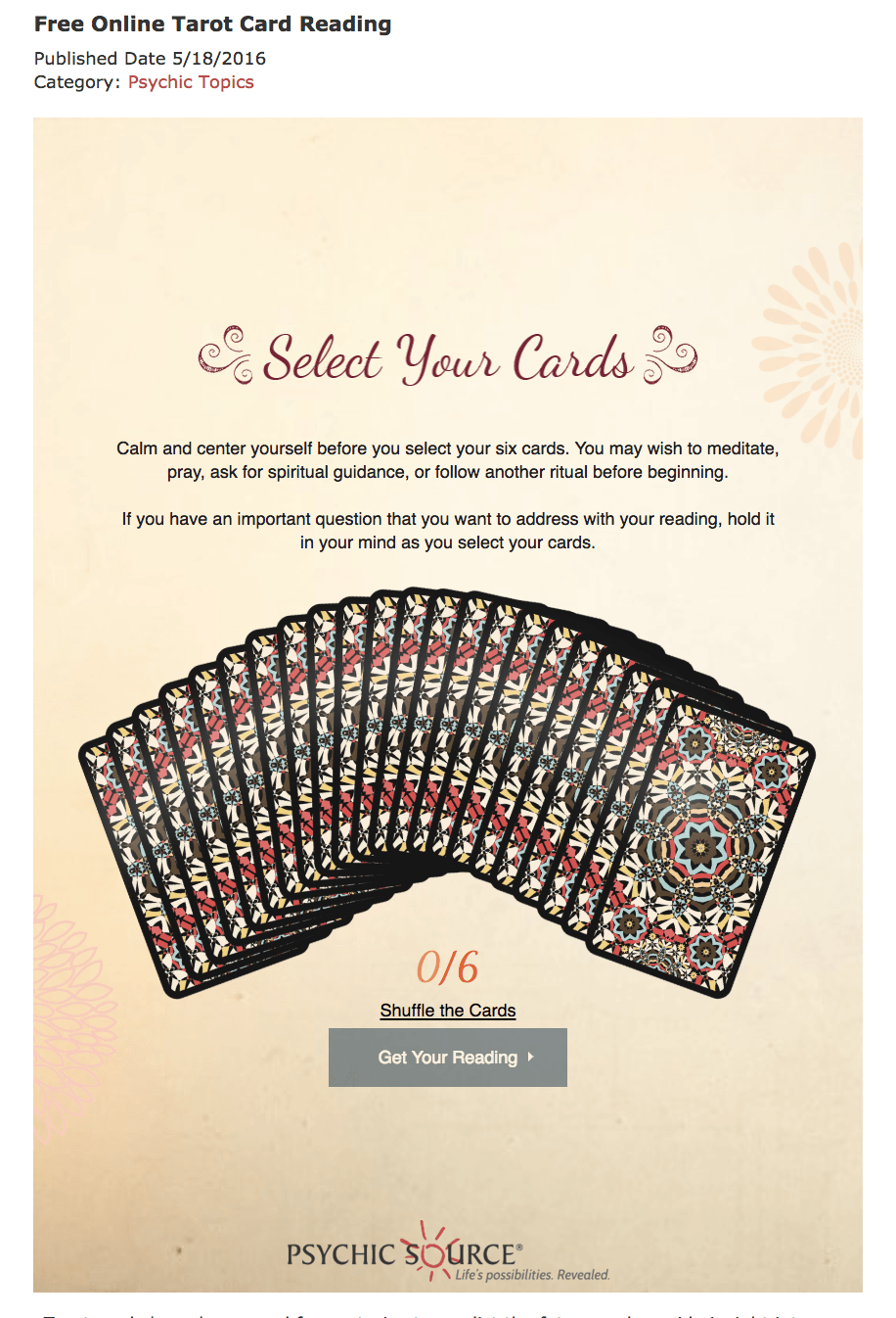 Free Psychic Reading: How to Find ACCURATE Readers for FREE!